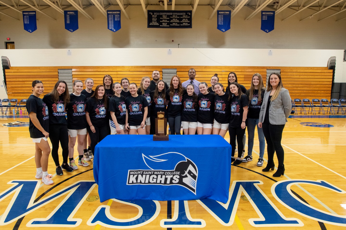 Knights honored for Skyline victory | Mount Saint Mary College