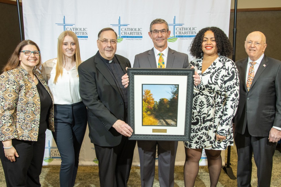Mount honored with Caritas Award by Catholic Charities | Mount Saint ...
