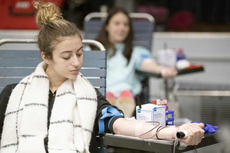 Mount community helps save lives with blood drive | Mount Saint Mary ...