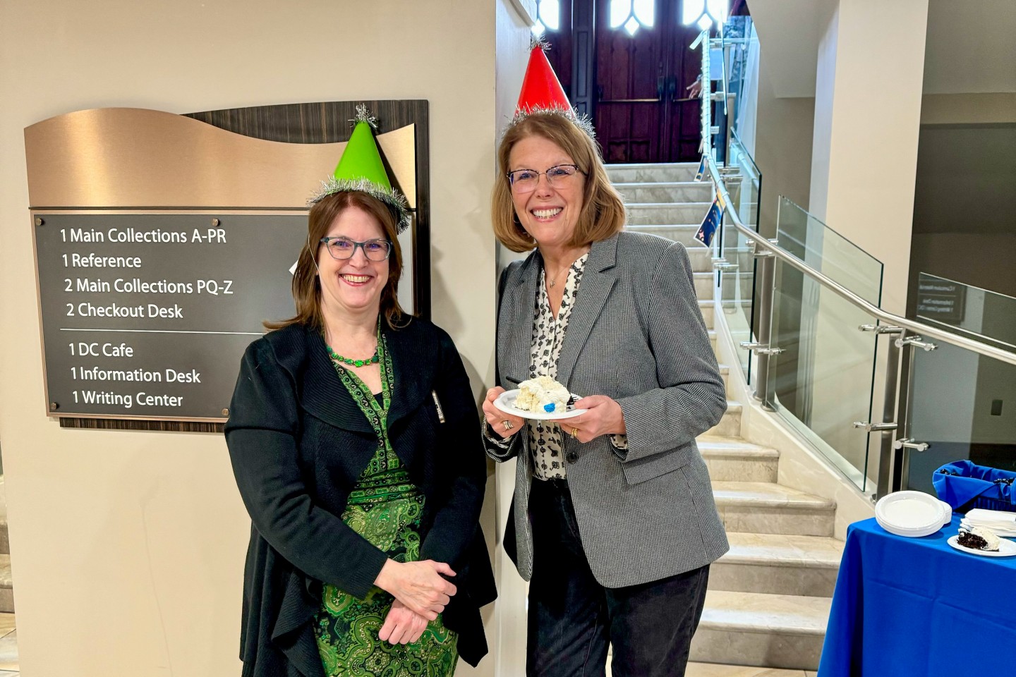 Mount celebrates a decade of learning in the Dominican Center library ...