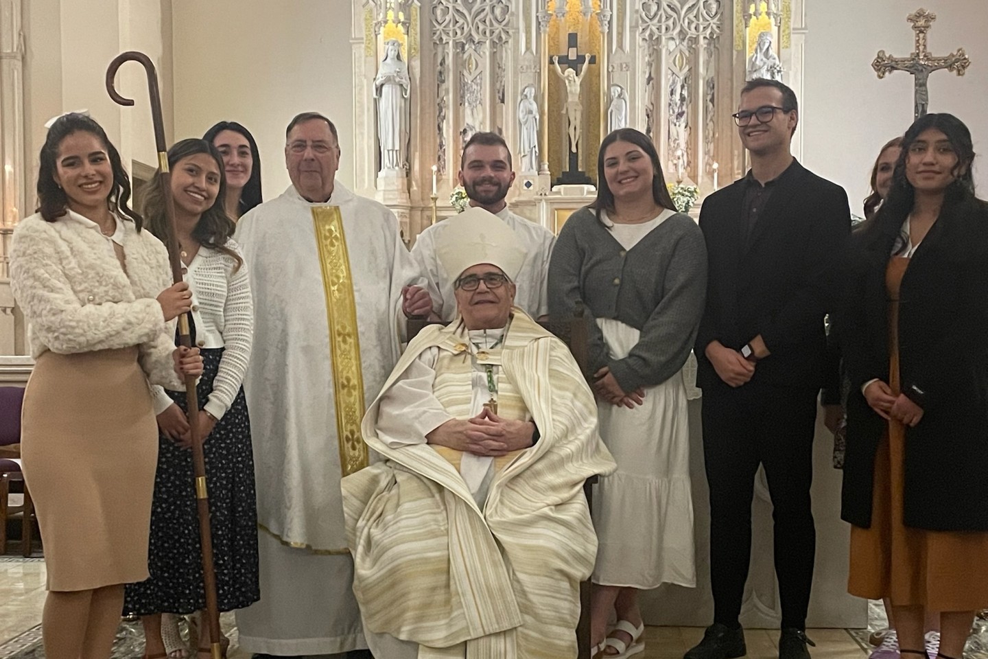 Eight Mount students receive Sacrament of Confirmation | Mount Saint ...