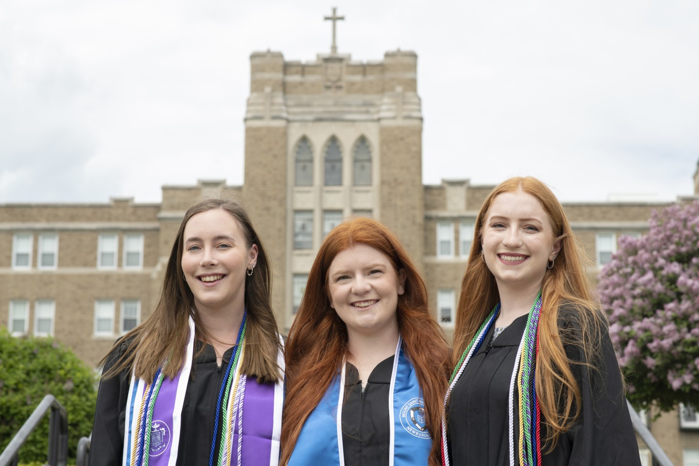 Then and Now: Triplets start, finish college together | Mount Saint ...