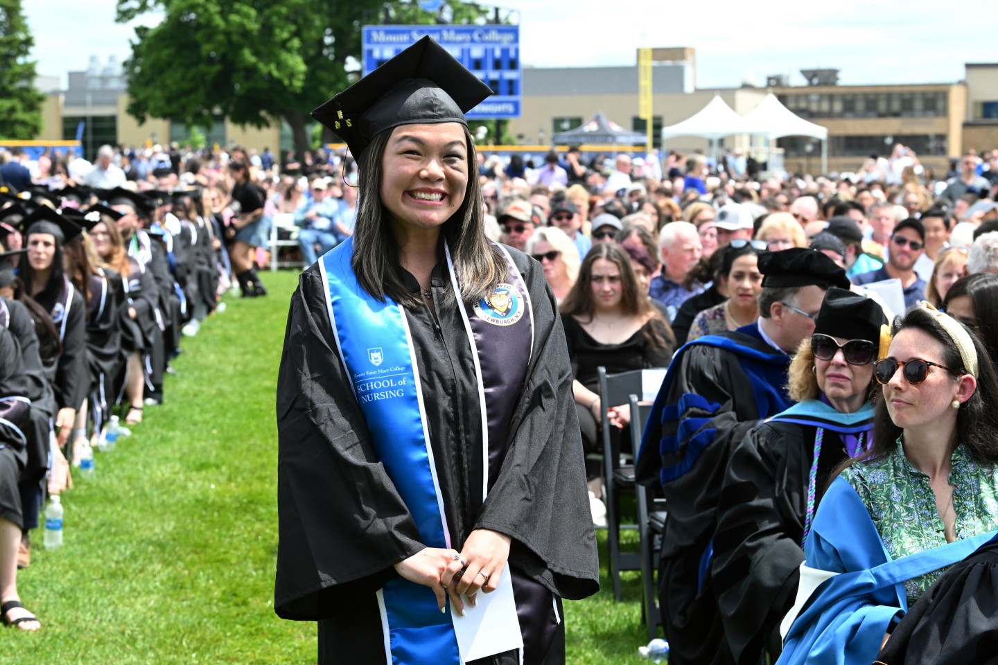 Last but not least: Nursing student is final graduate at Mount ceremony ...