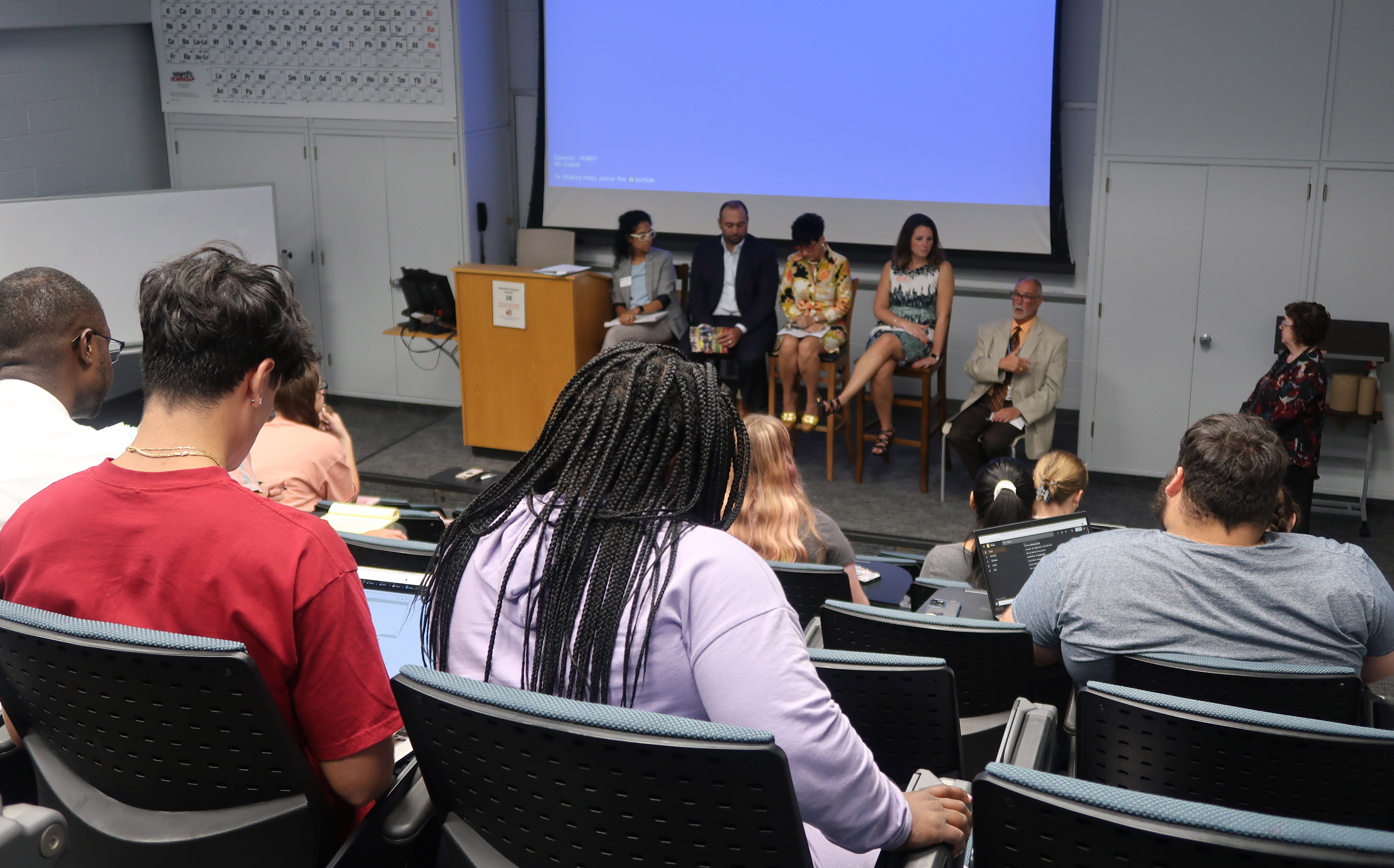 Mount students explore grad programs at science panel | Mount Saint ...
