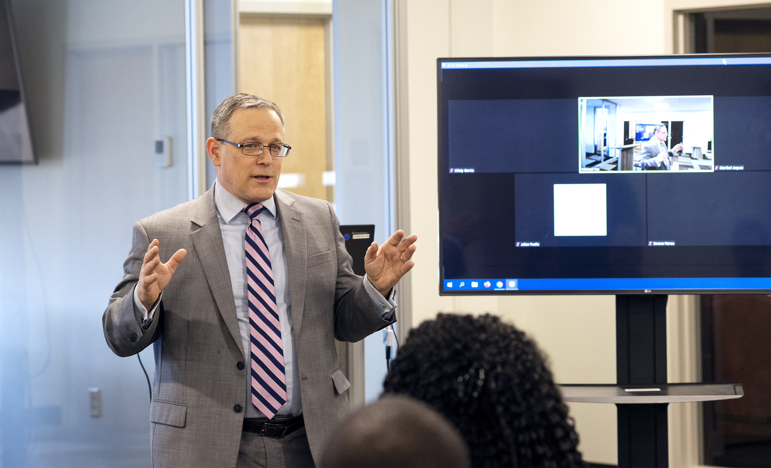 Judge Craig Brown discusses law professions at Mount talk | Mount Saint ...