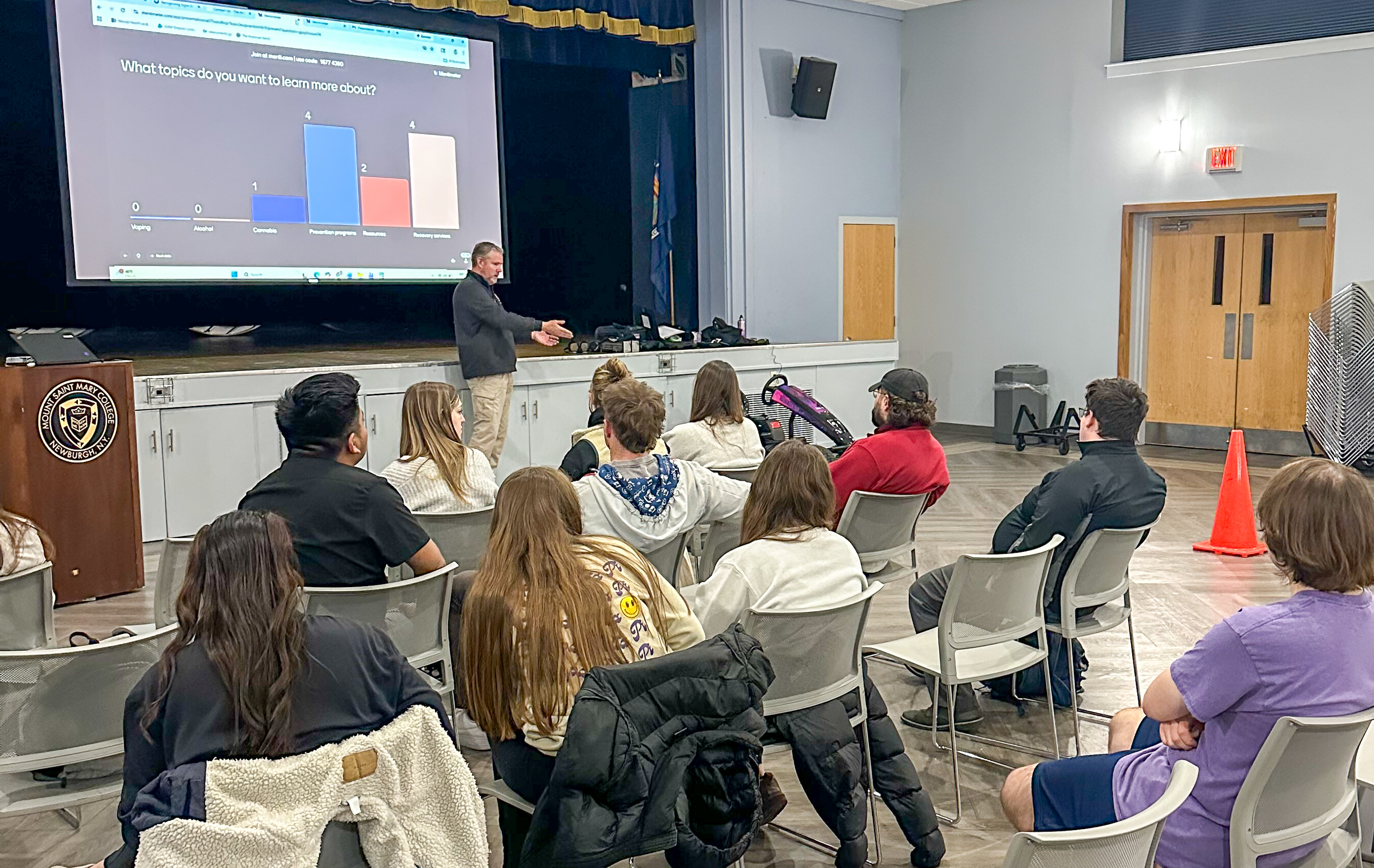Mount Education students learn to spot the signs of substance abuse ...