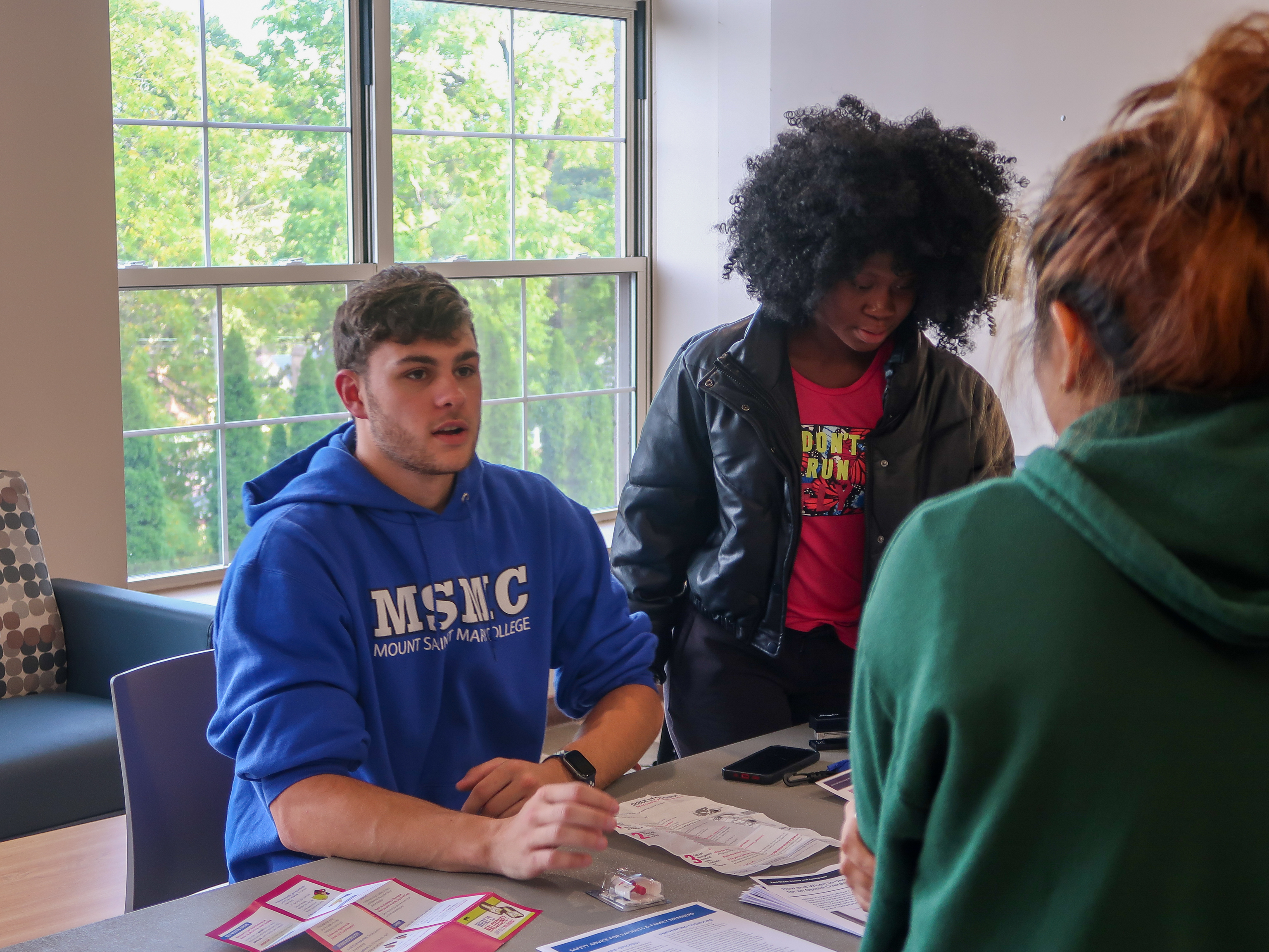 Nursing students learn to use anti-overdose spray | Mount Saint Mary ...